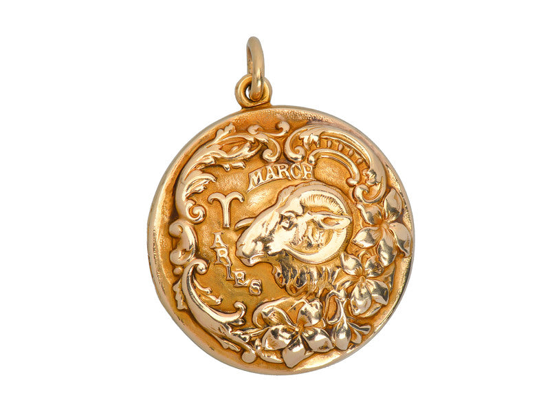 Sloan & Co. Aries Zodiac Locket – The Three Graces