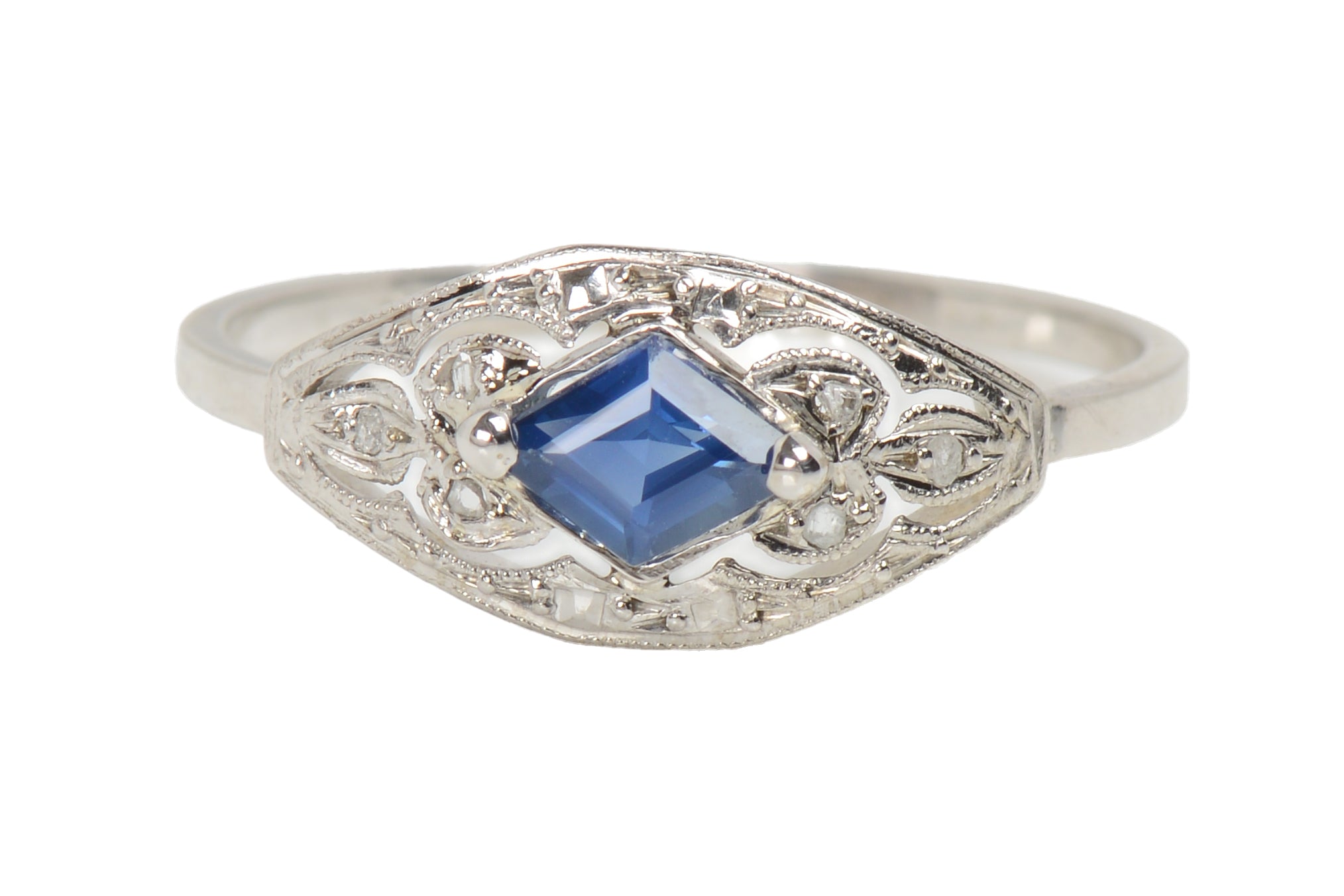 Ooh Lah Lah French Sapphire Engagement Ring – The Three Graces