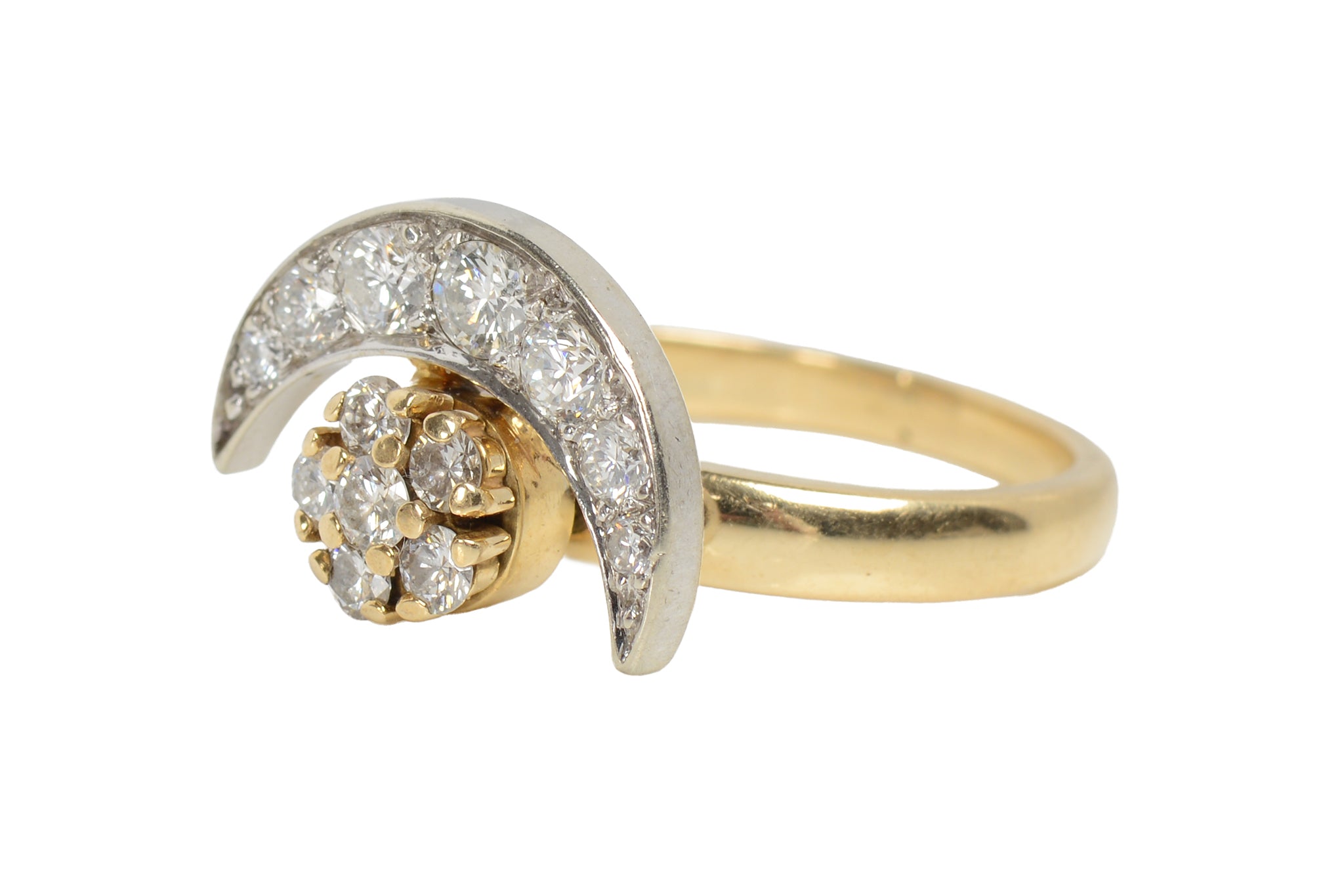 Vintage Teufel Motion Spinner Moon & Star Ring – The Three Graces