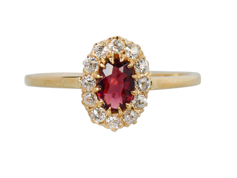 Little Bit of Garnet Magic - Vintage Ring – The Three Graces