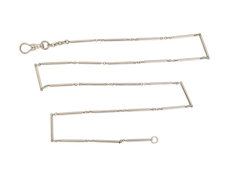 Weighty & Fine Art Deco Platinum Chain – The Three Graces